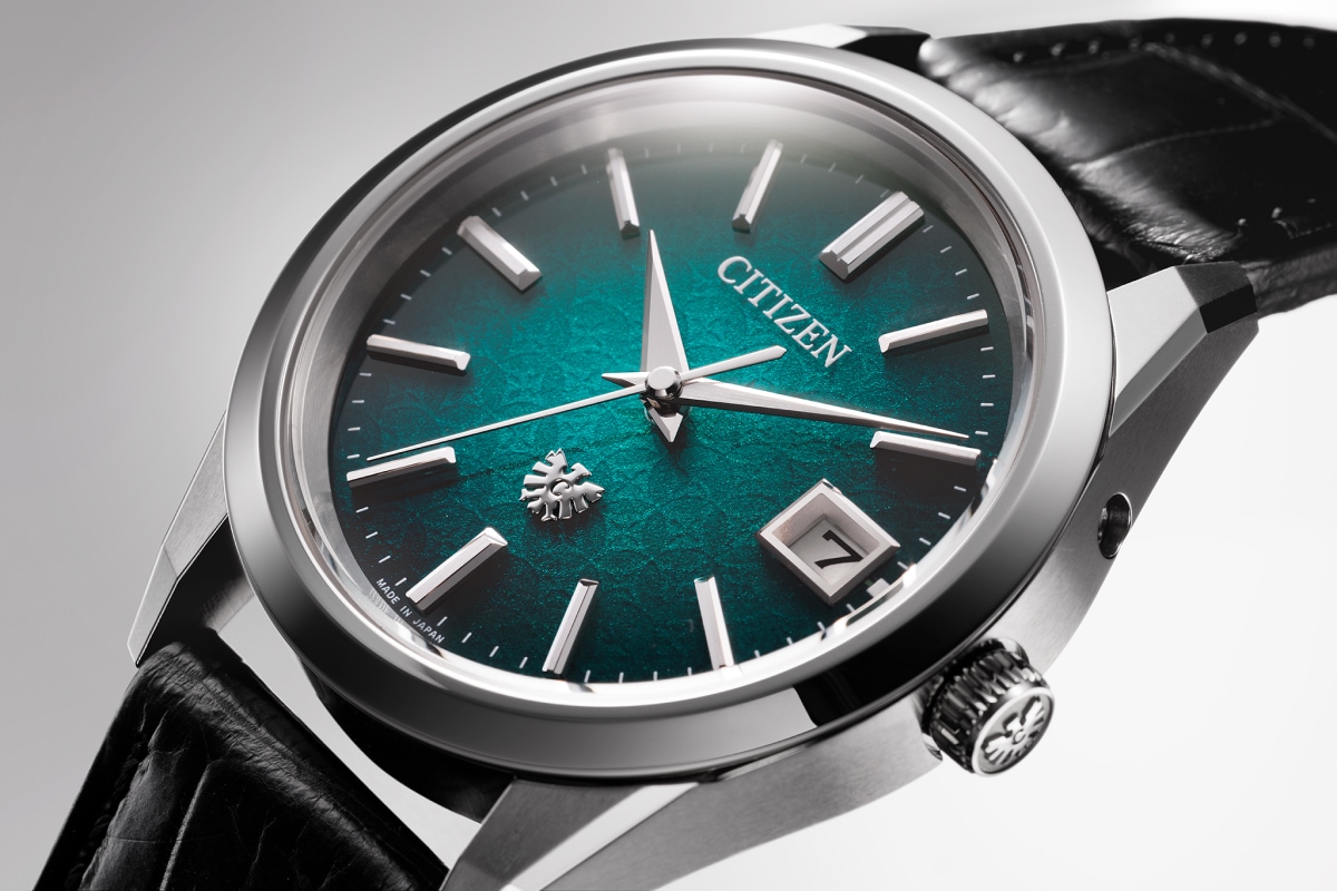 Eco-Drive with Annual Accuracy of ± 5 Seconds Japanese Washi Paper Dial ...